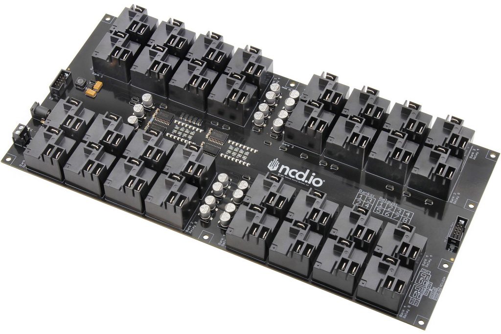 XR Expansion 32-Relay Controller with High Power Relays - NCD Store