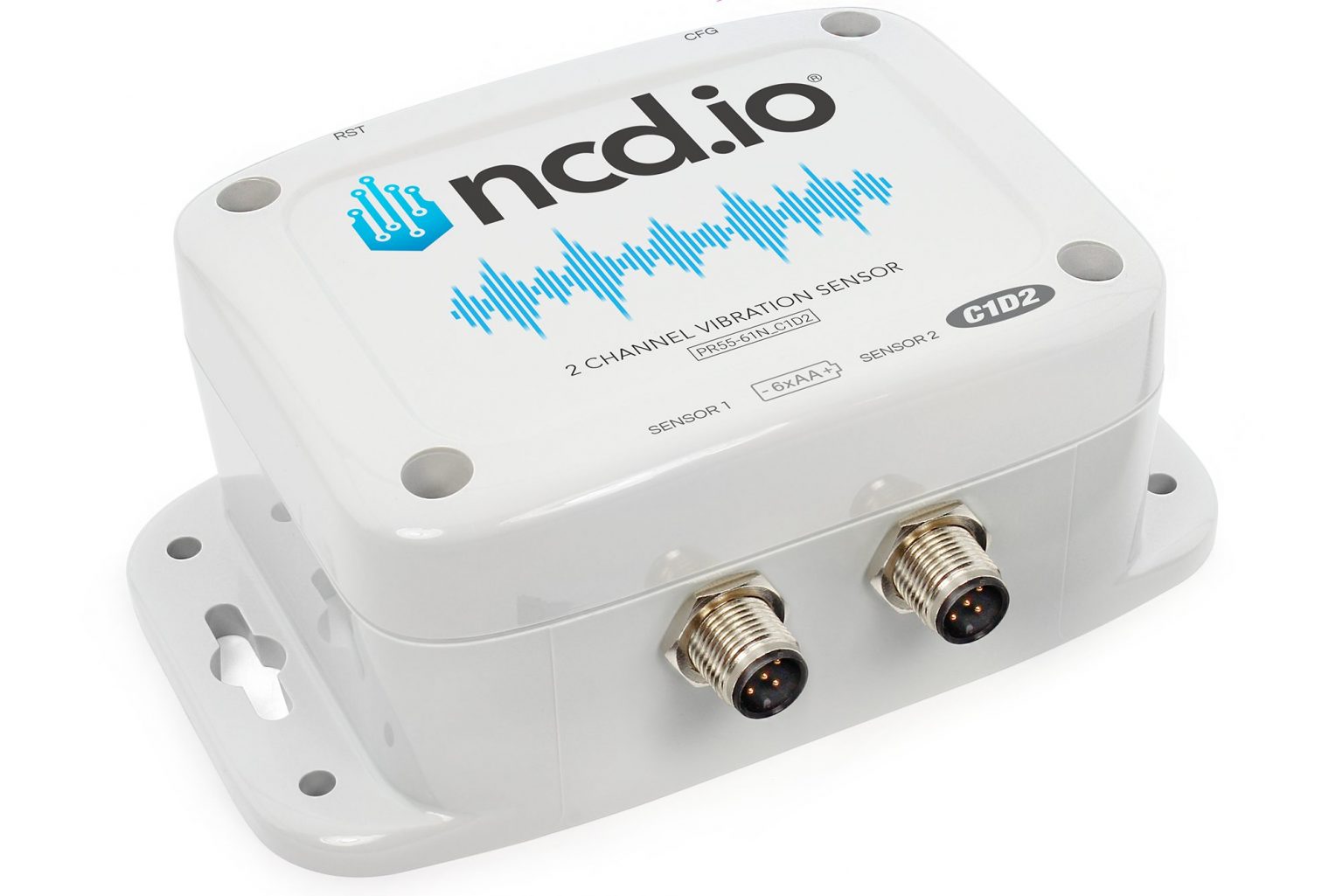 Wireless Dual Vibration Sensor for Motor Monitoring