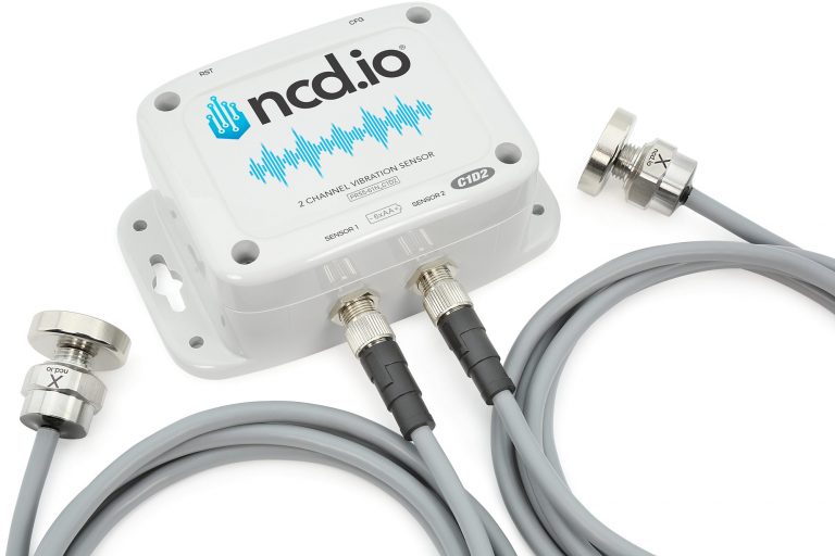 Wireless Dual Vibration Sensor for Motor Monitoring