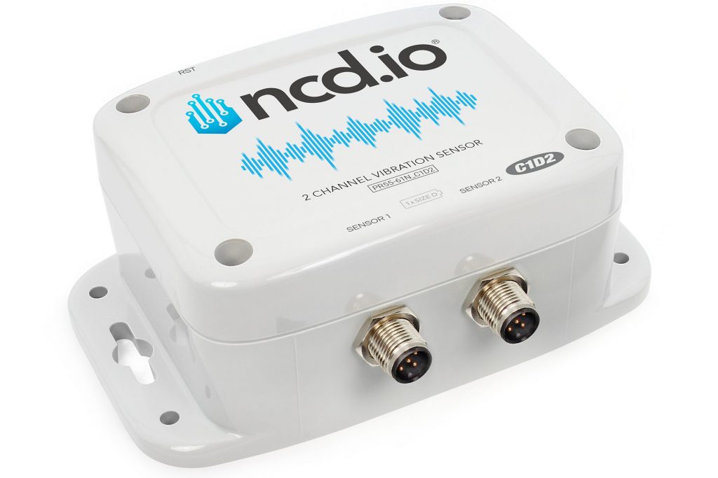 Wireless Dual Vibration Sensor for Motor Monitoring