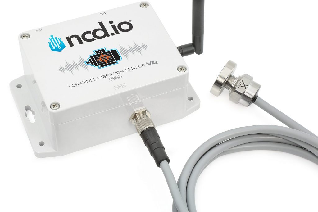 Wireless Vibration Temperature Sensor