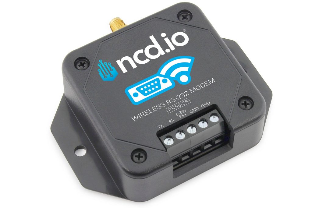 Industrial IoT Wireless RS232 Modem/Gateway Receiver